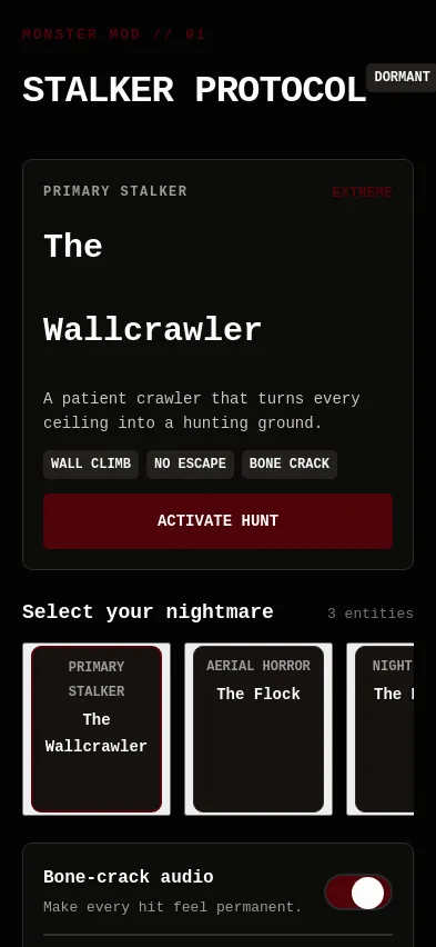 Monster Stalker Mod
