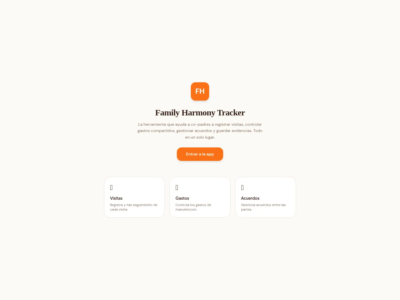 Family Harmony Tracker