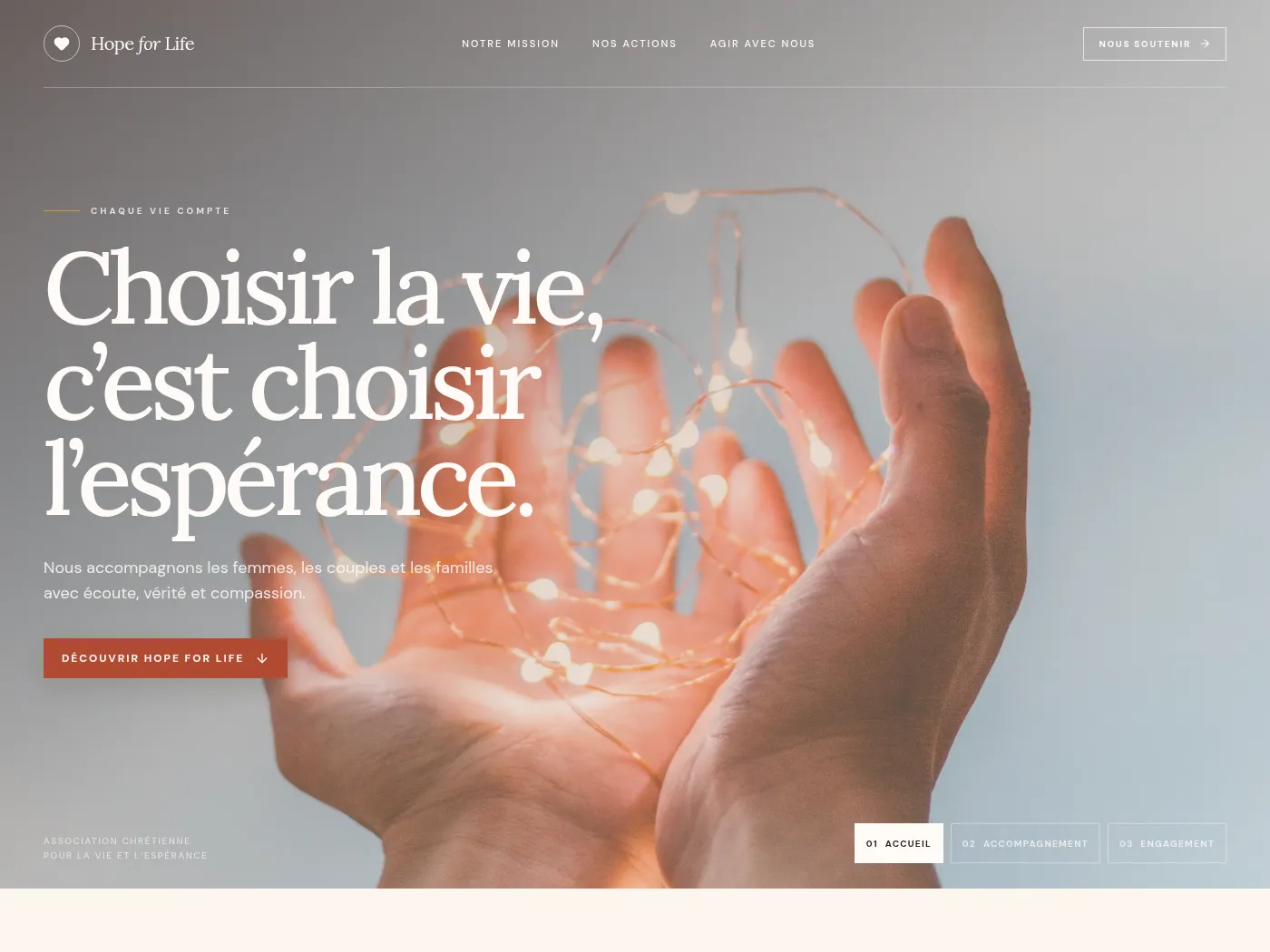 Hope for Life Website