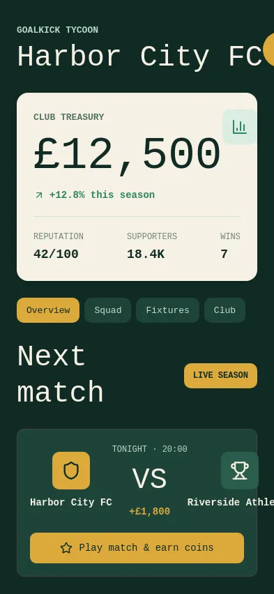 GoalKick Tycoon