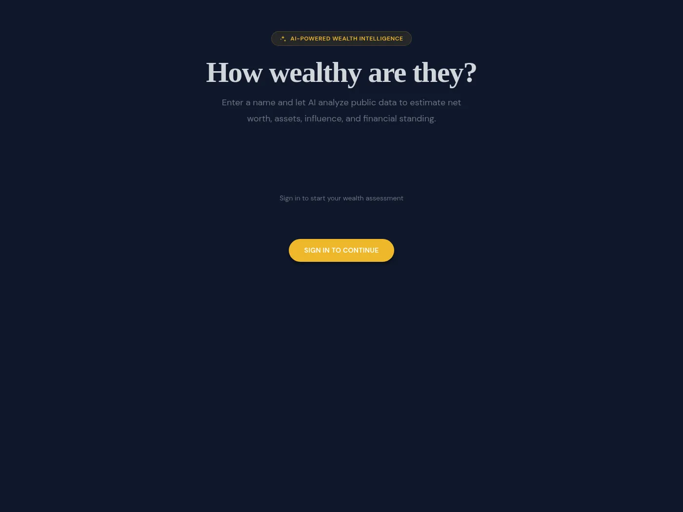 WealthCheck AI