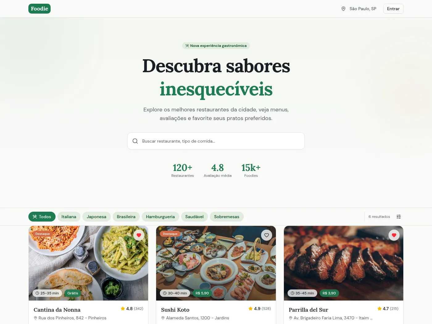 Foodie App