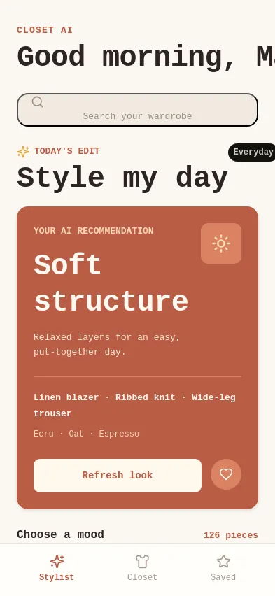ClosetAI Stylist