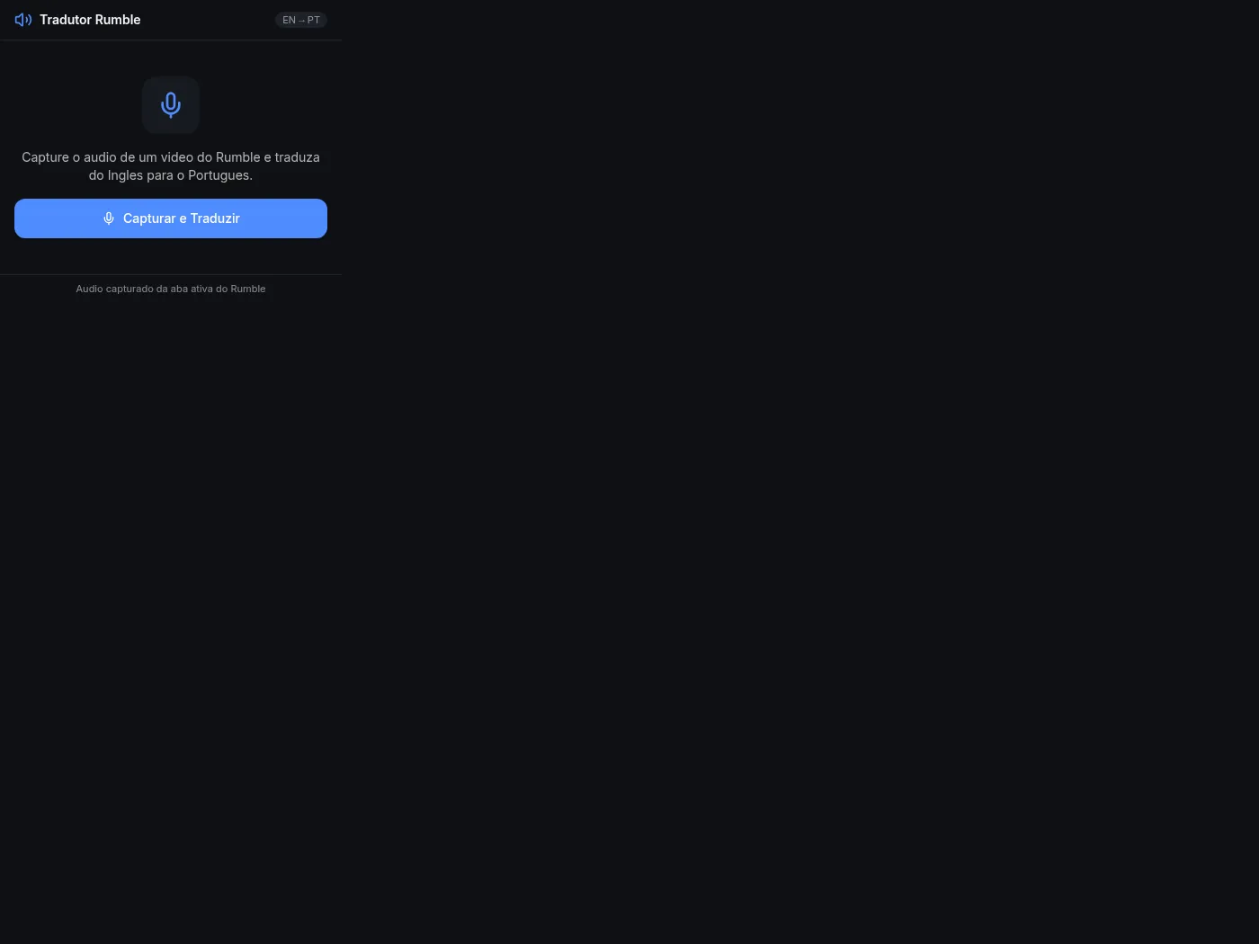 Rumble Audio Translator