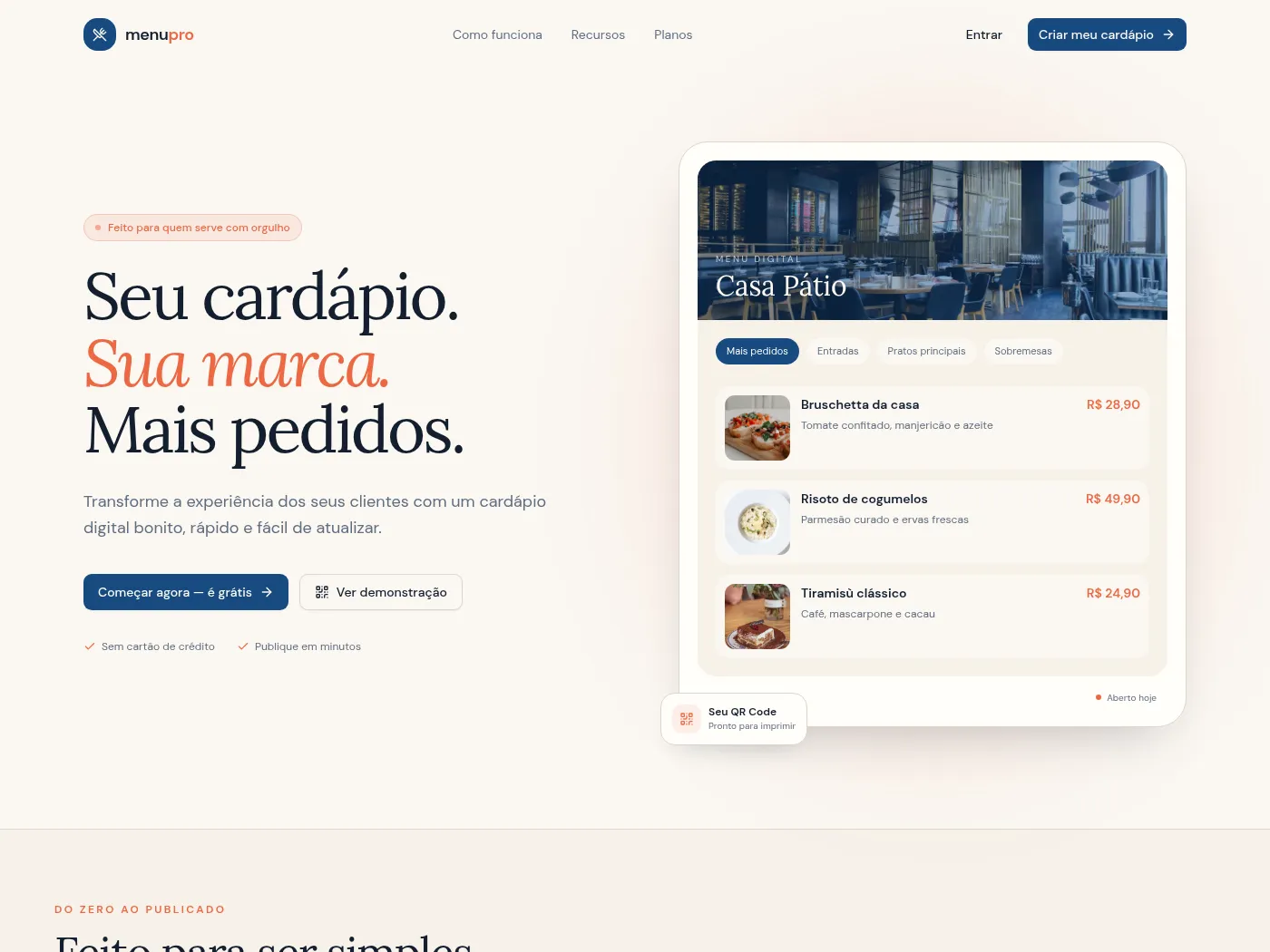 MenuPro SaaS Platform