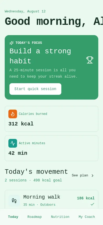 My Coach Fitness App