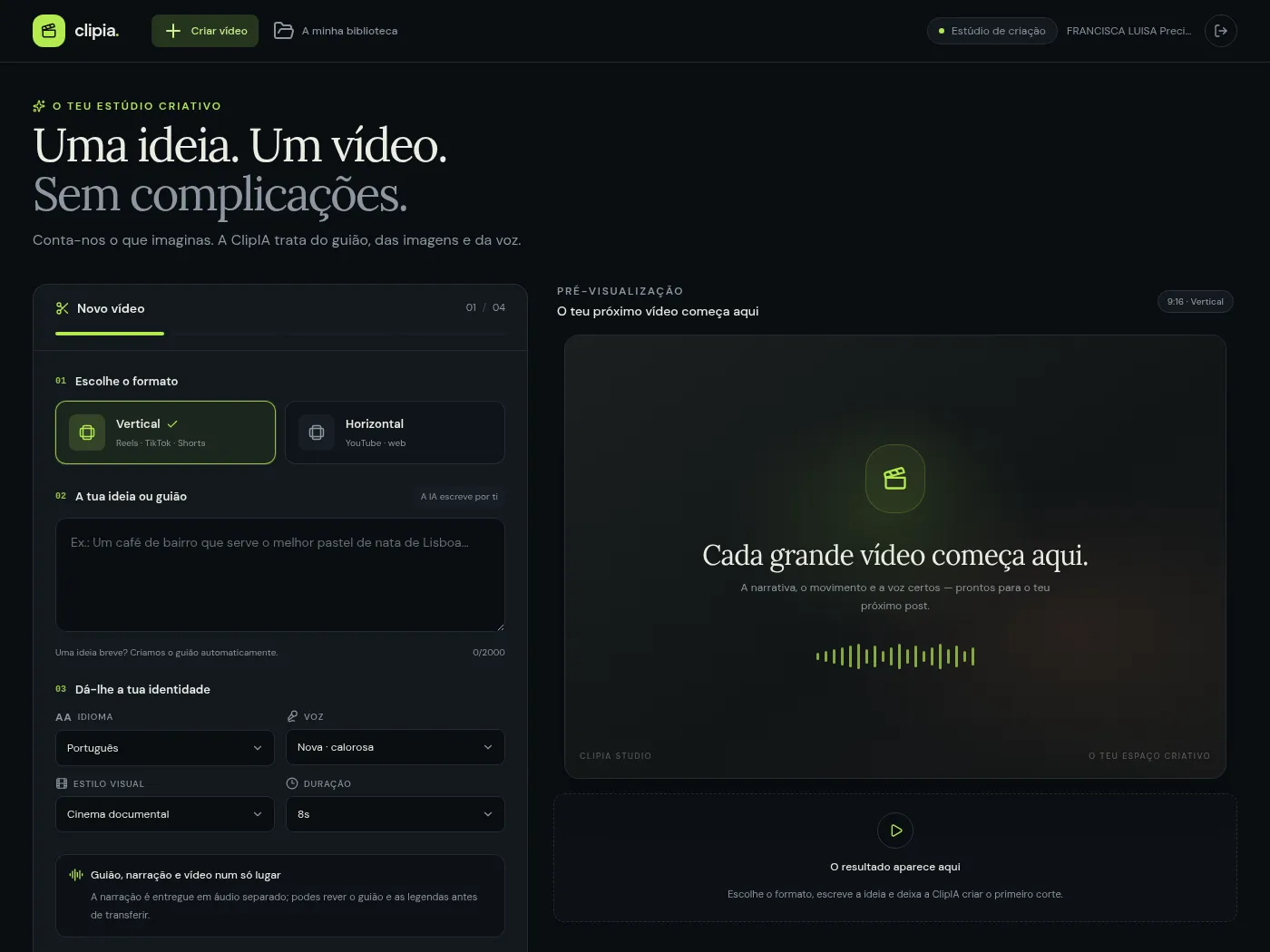 ClipIA Video Creator