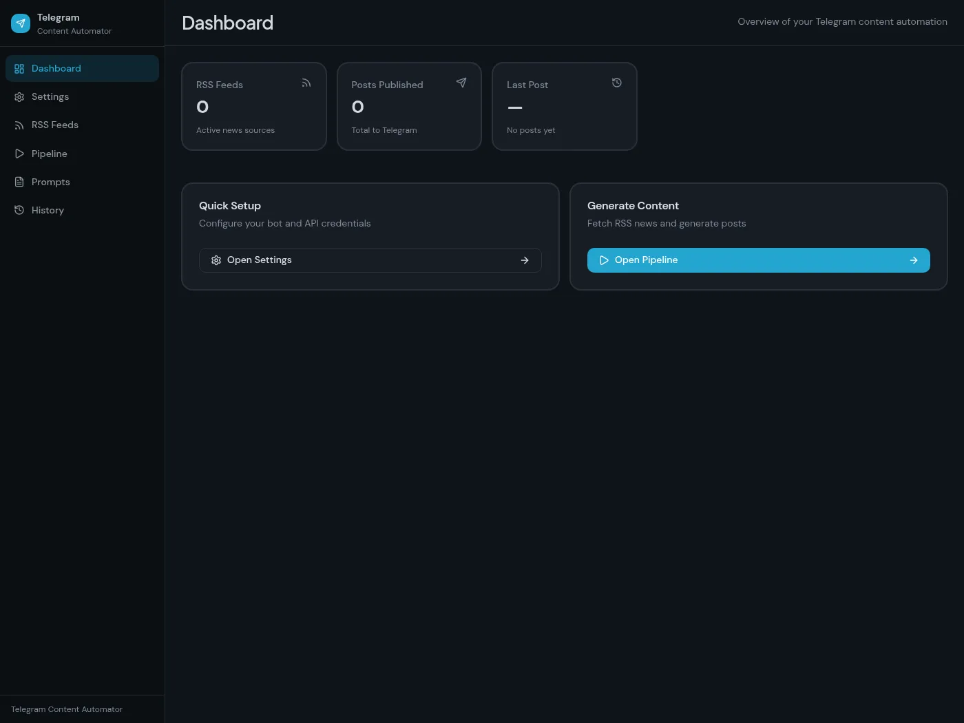 Telegram Content Automator