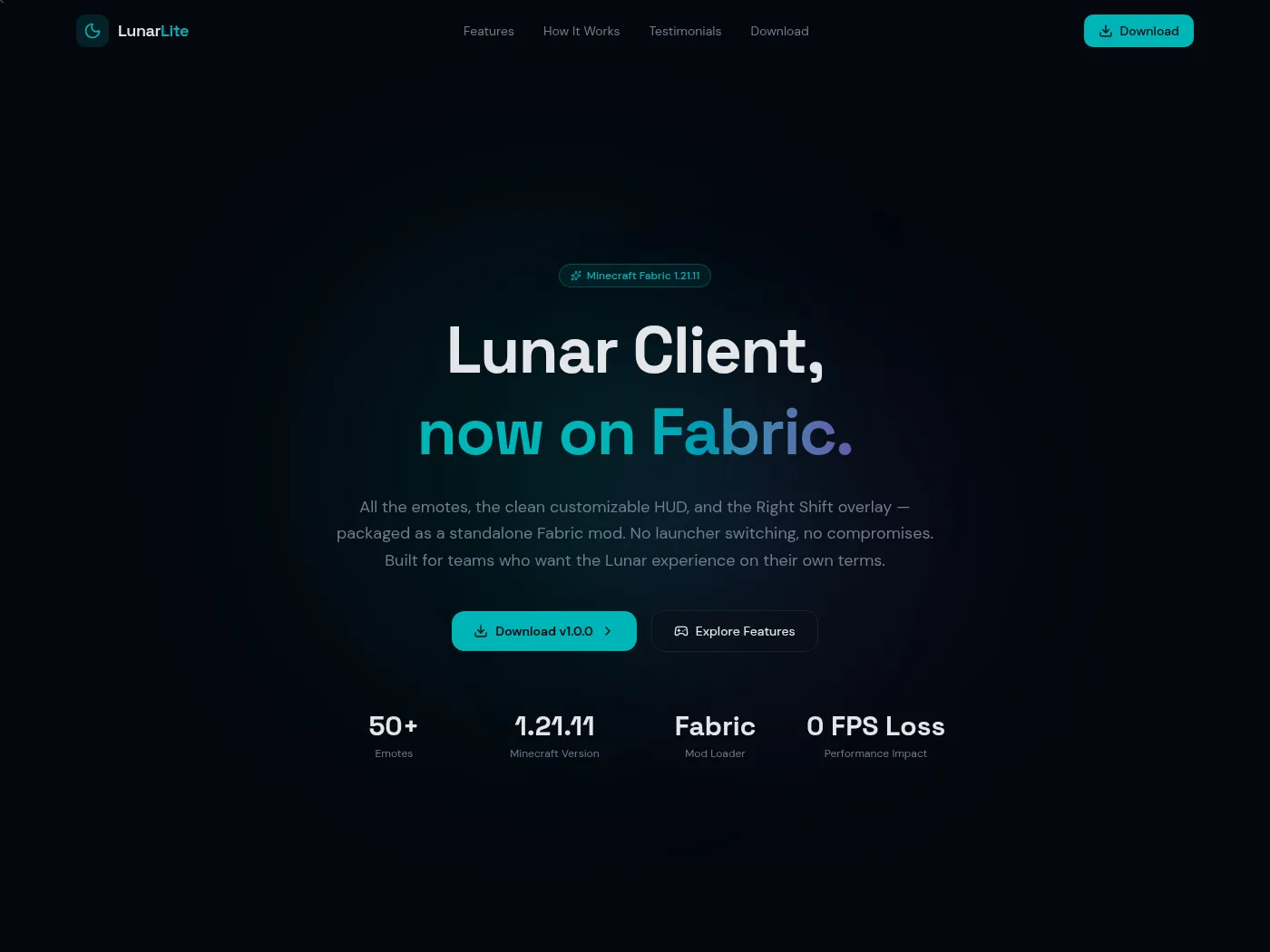 LunarLite for Fabric