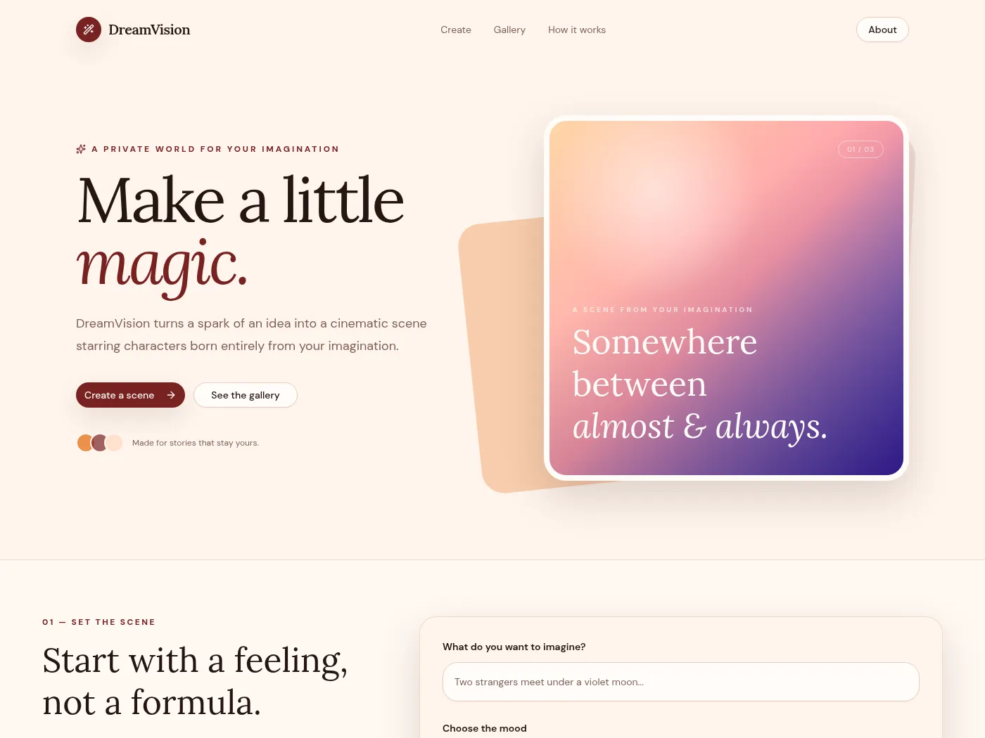 DreamVision Generator
