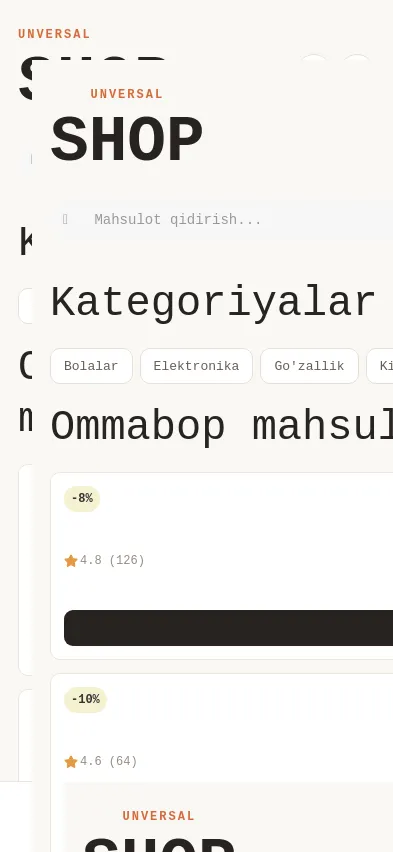 UNVERSAL SHOP Marketplace