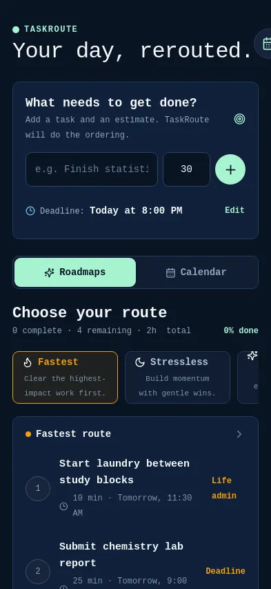 TaskRoute Mobile