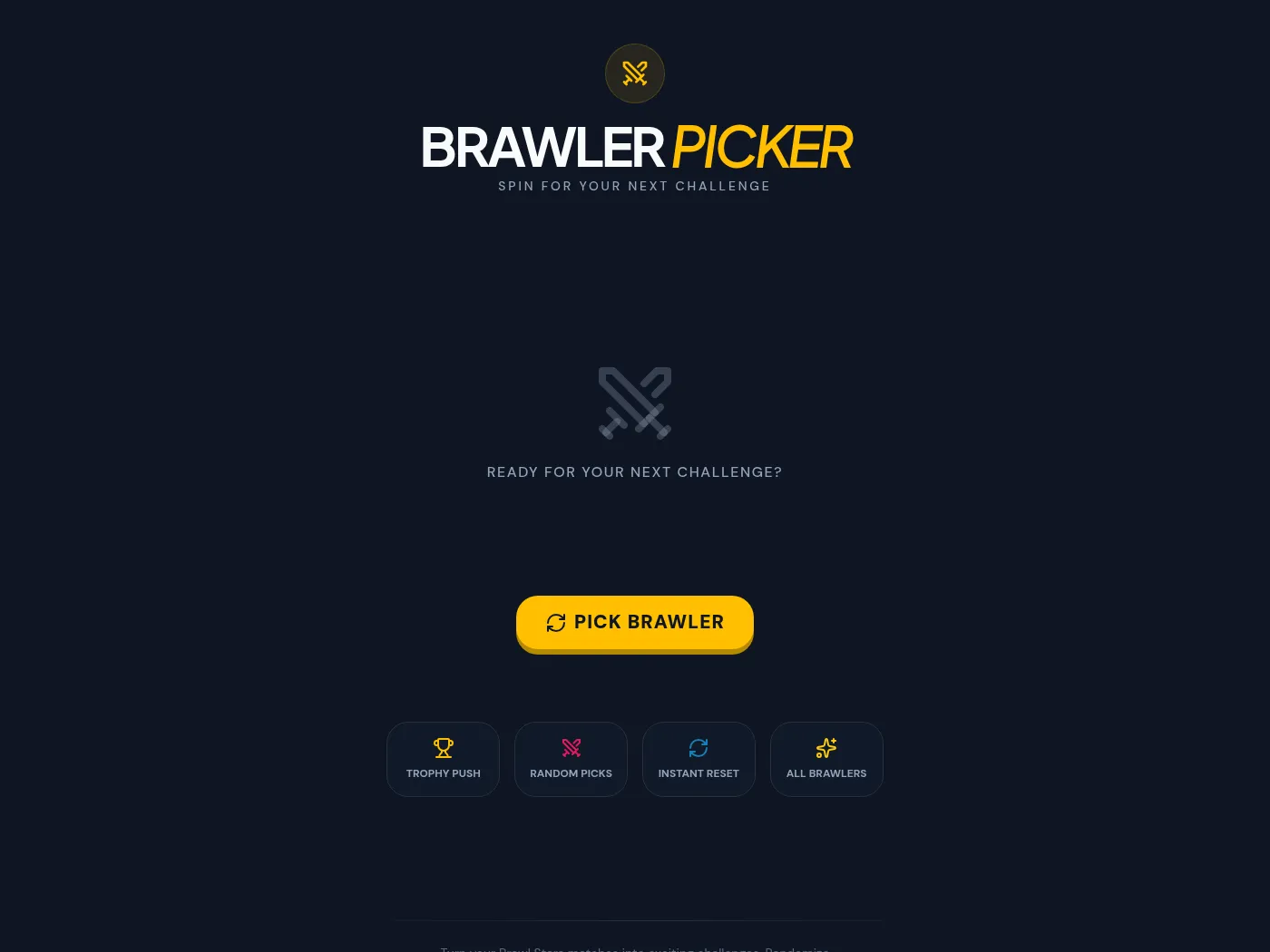 Brawler Trophy Picker