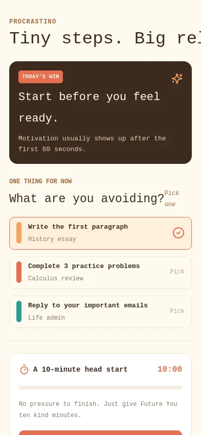 Procrastino