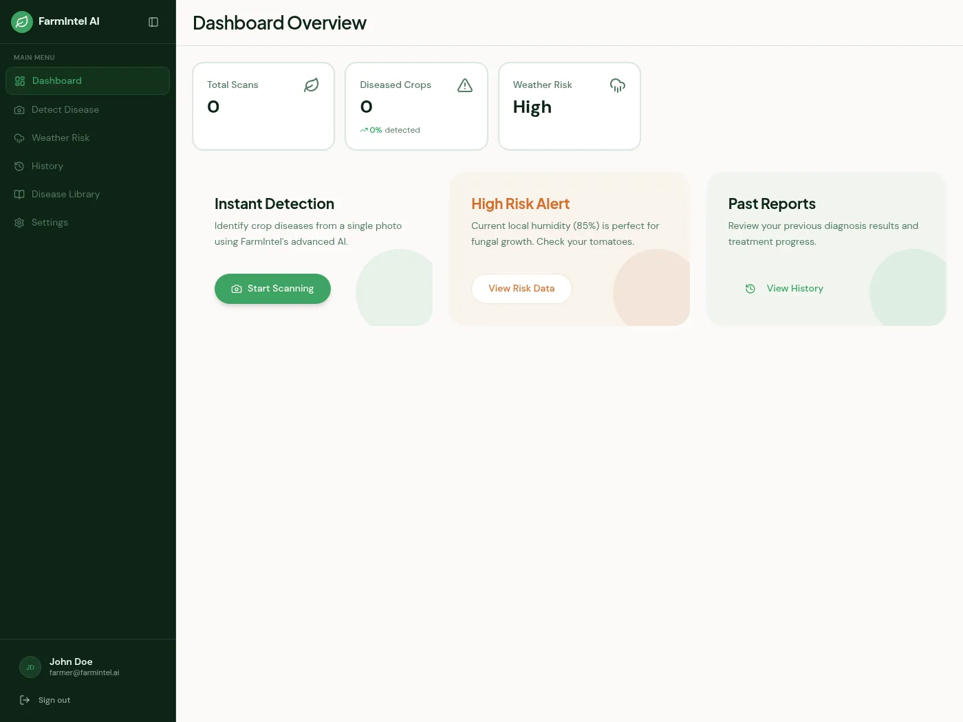 FarmIntel AI Crop Detector