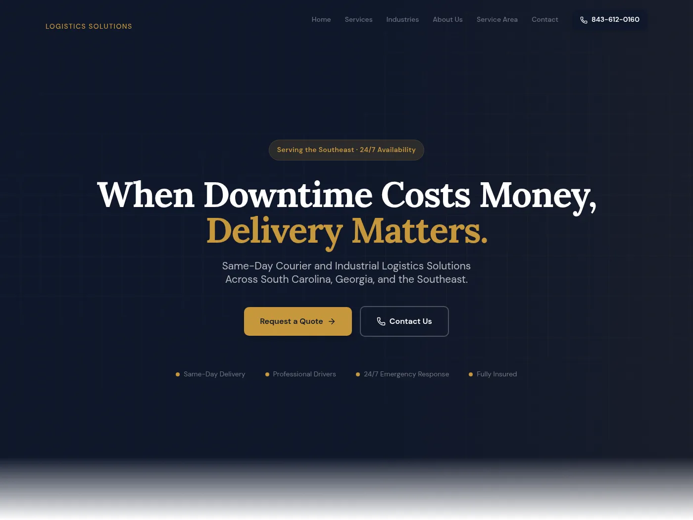 Lowcountry Logistics Website