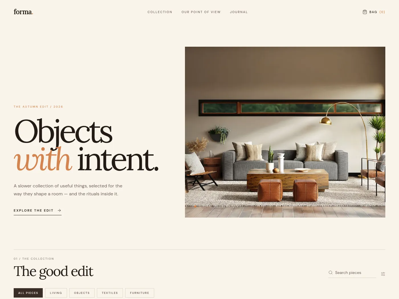 Product Showcase Site