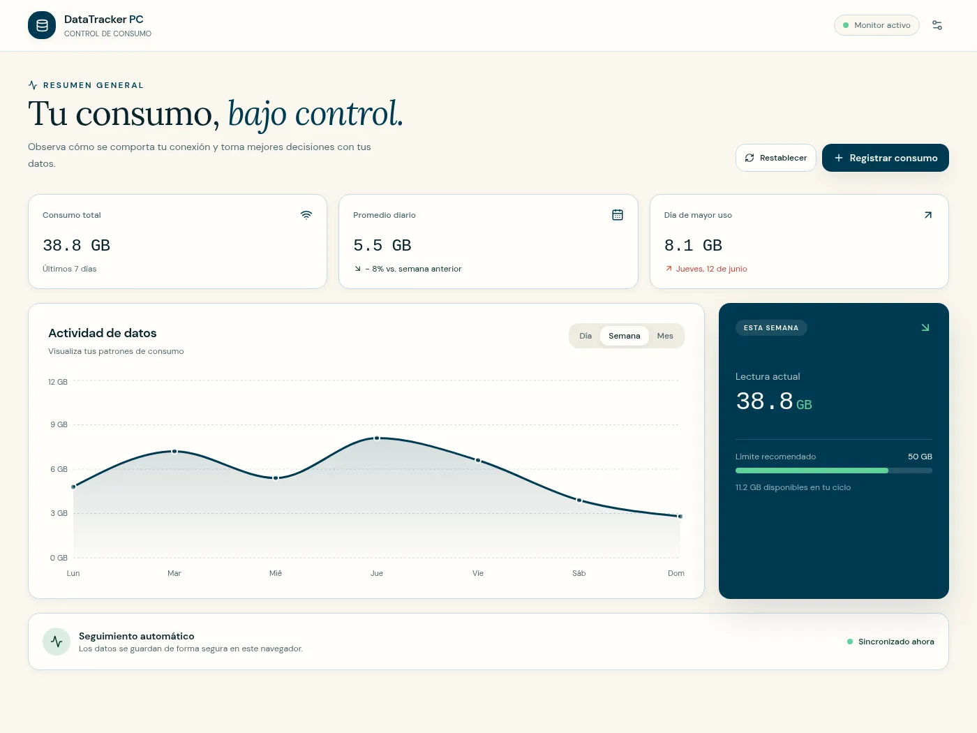 DataTracker PC