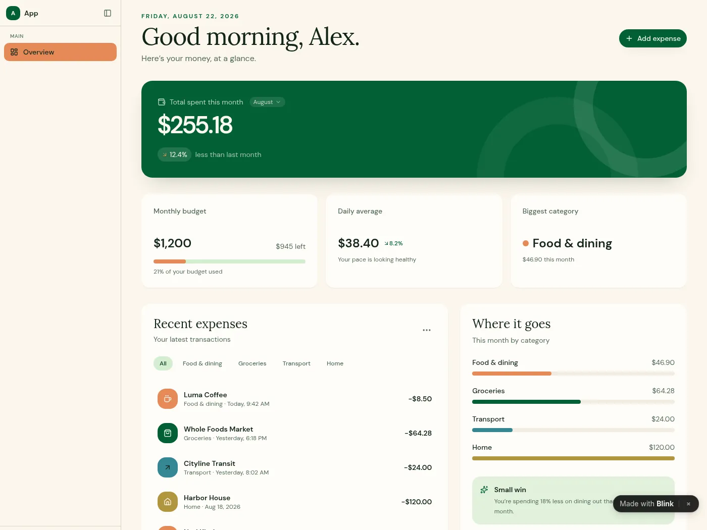 Simple Expense Tracker