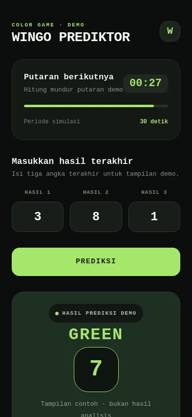 Wingo Predictor Template