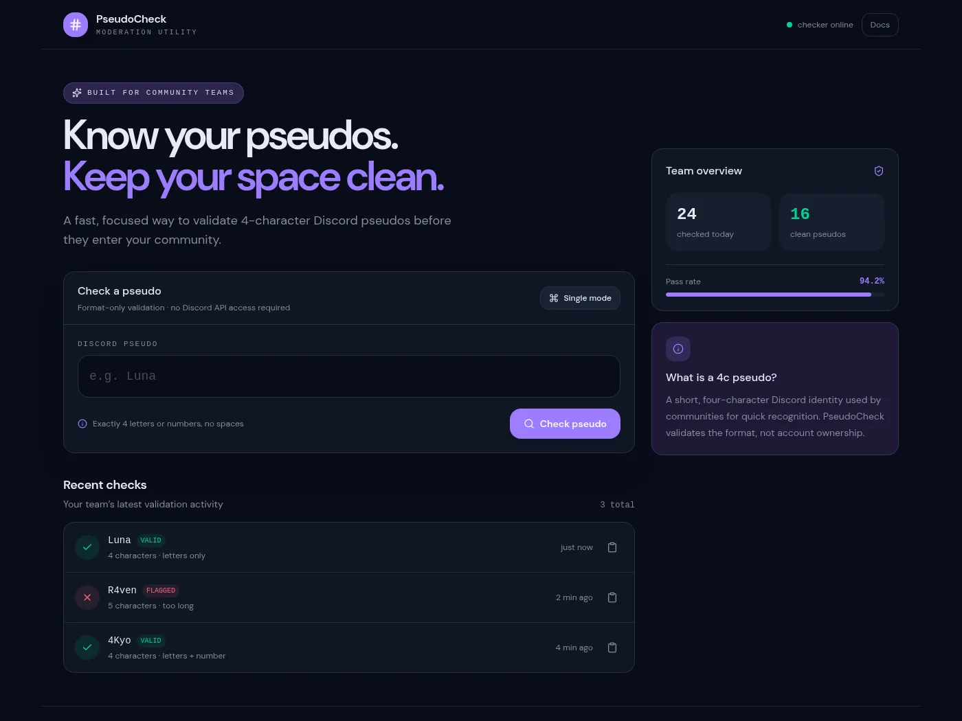 Discord Pseudo Checker