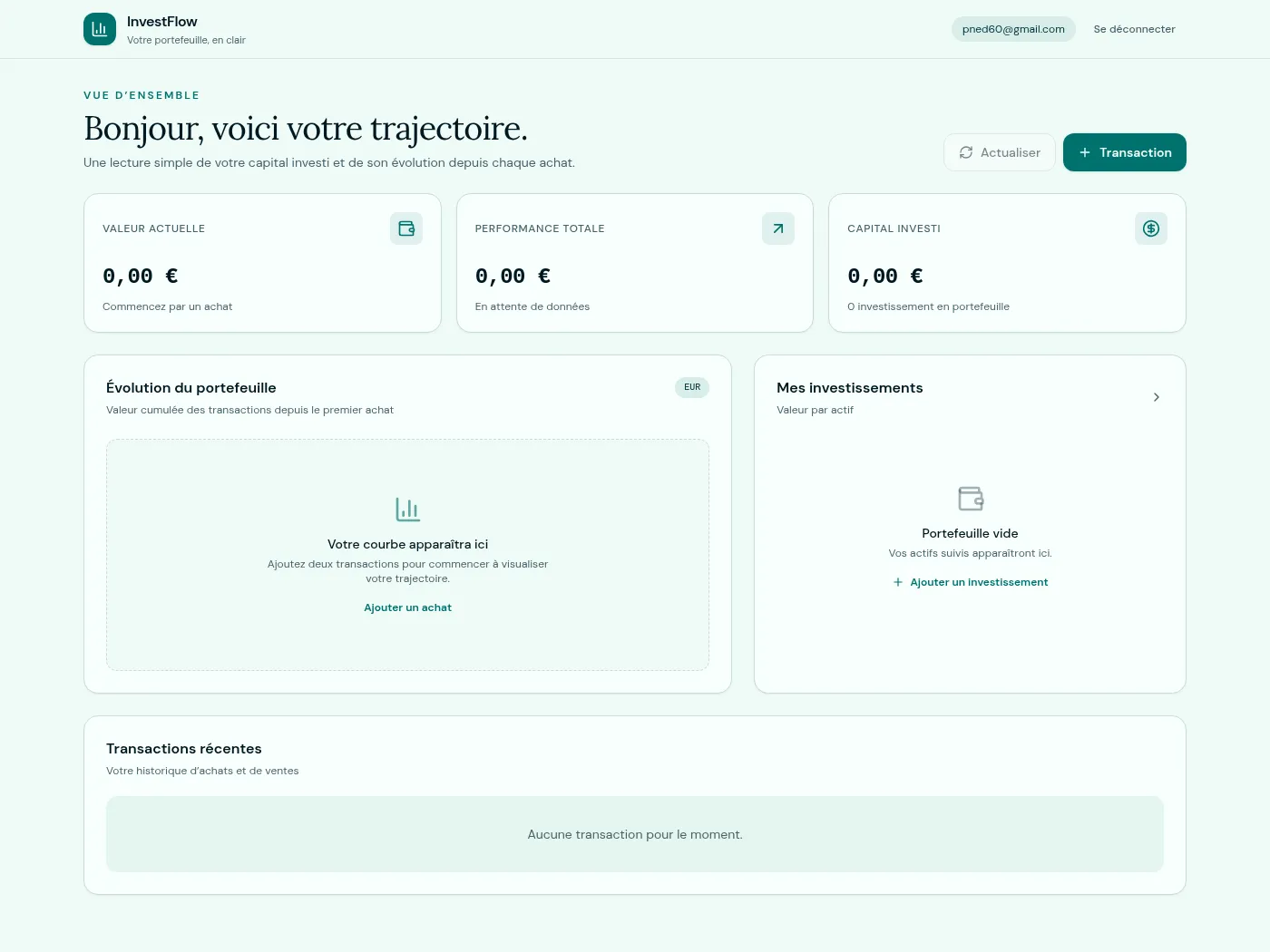 InvestFlow Tracker