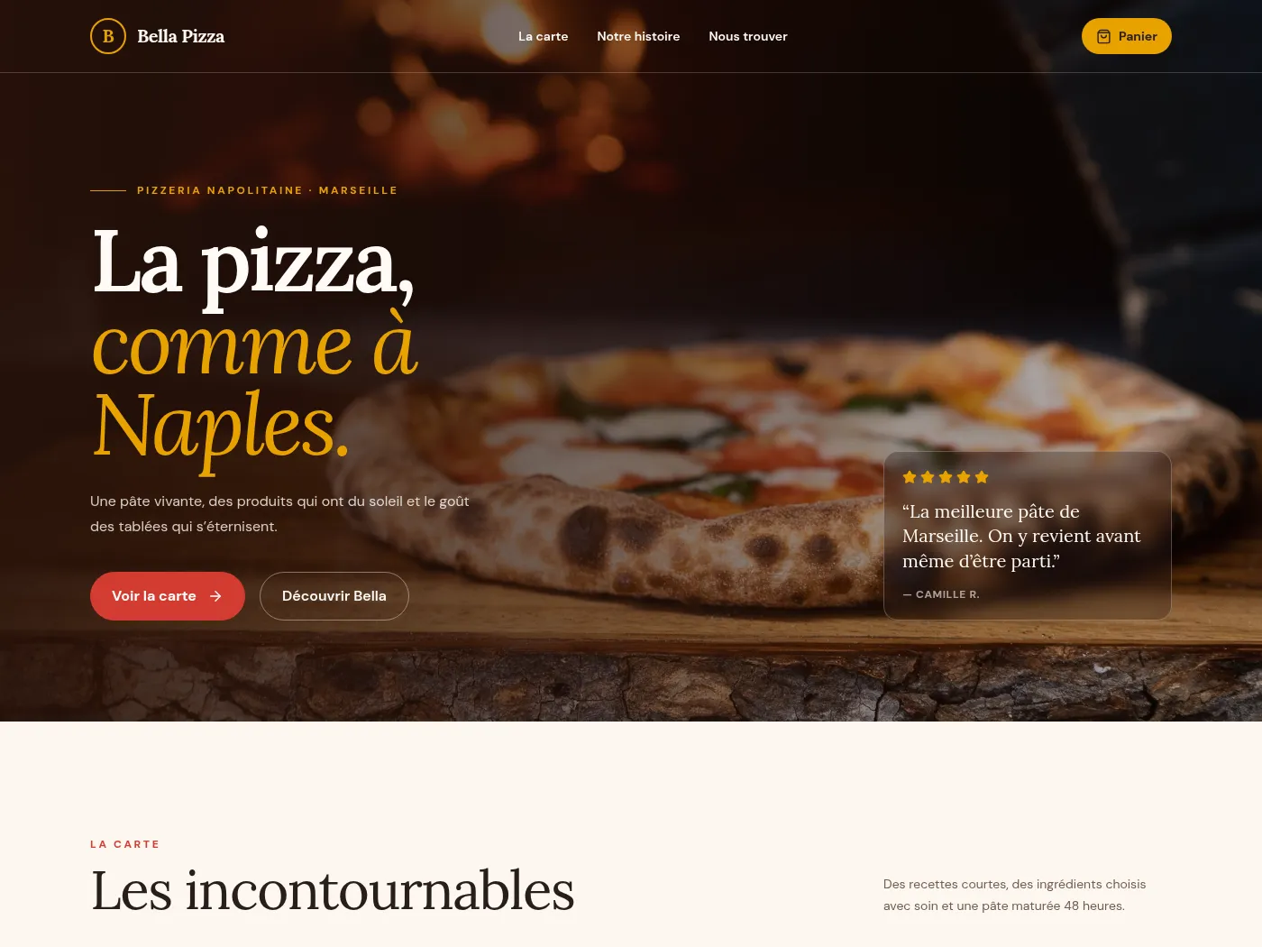 Bella Pizza Site