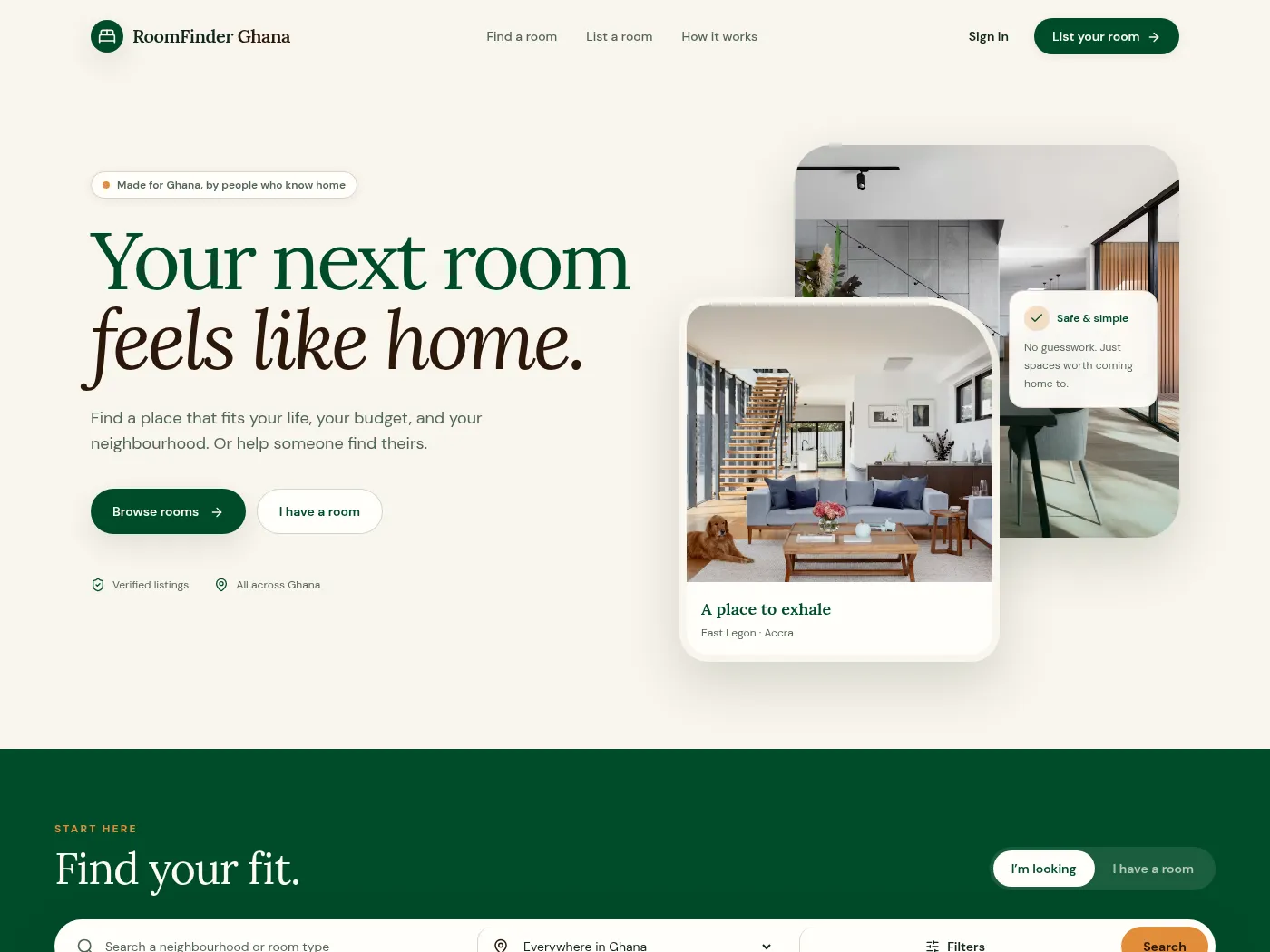 RoomFinder Ghana