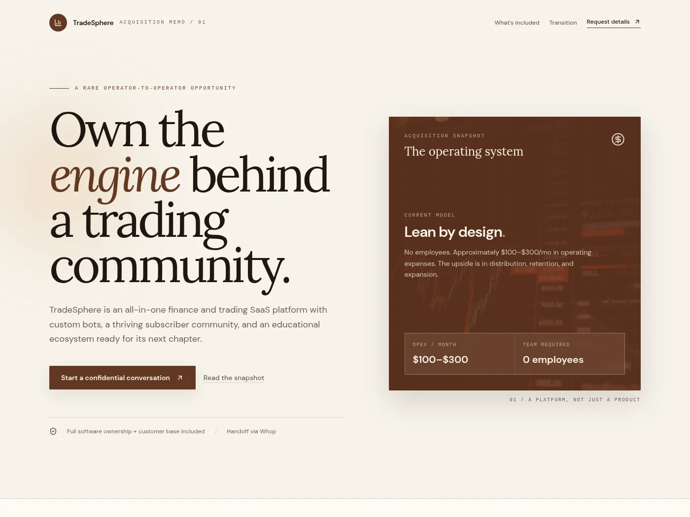 TradeSphere SaaS Platform