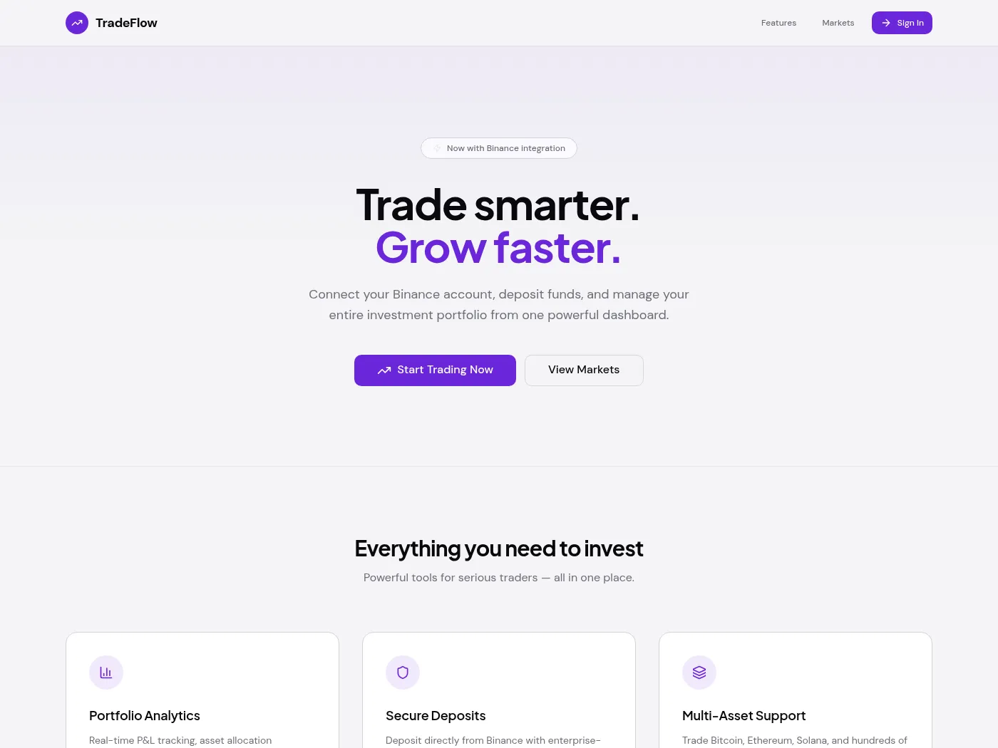Traiding Invest Platform