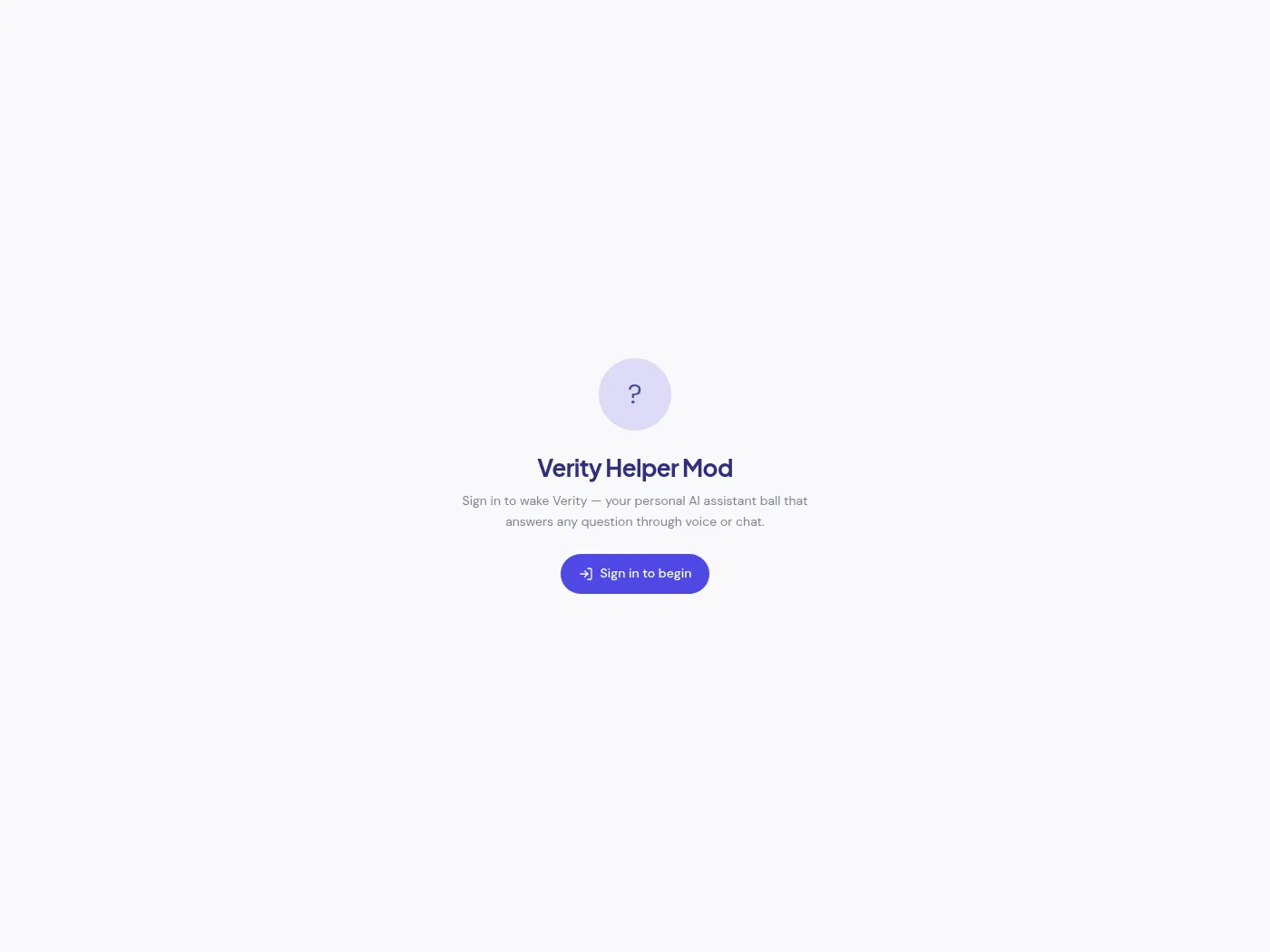 Verity Helper Mod