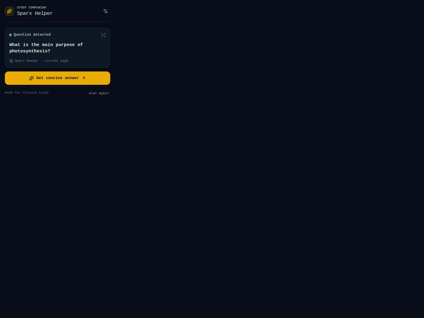 Sparx AI Helper