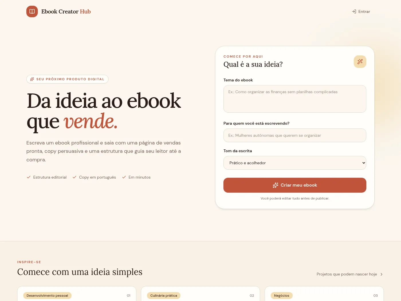 Ebook Creator Hub