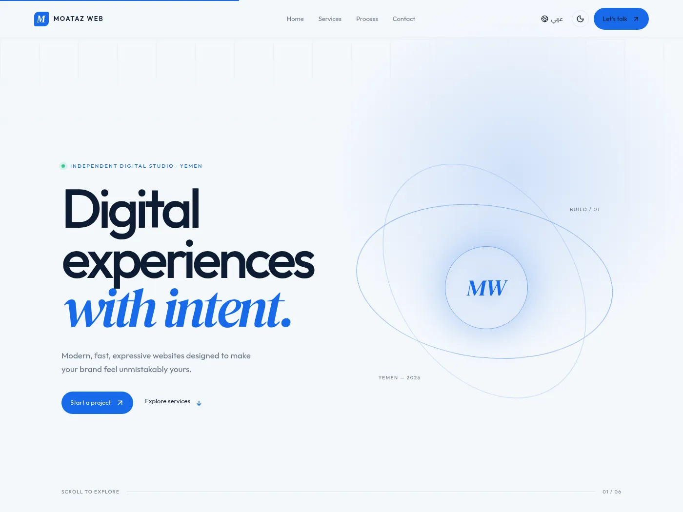 MOATAZ WEB Experience
