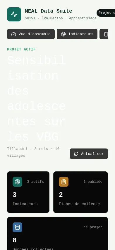 MEAL Data Suite Mobile