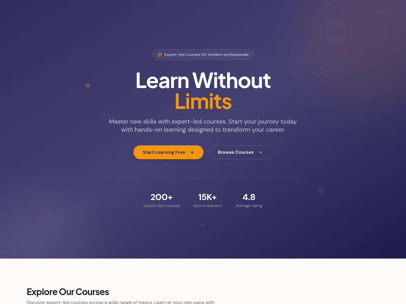 Blink Learning Suite