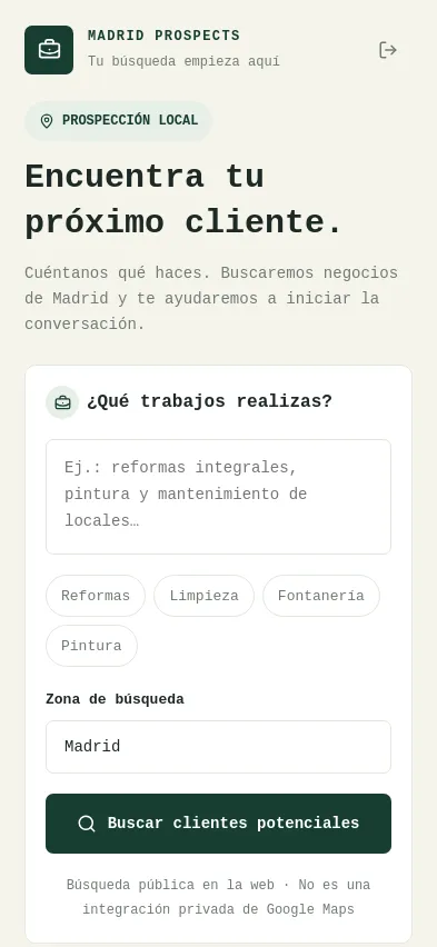 Madrid Job Finder