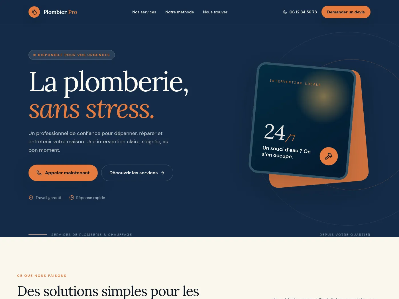 Plombier Pro Web