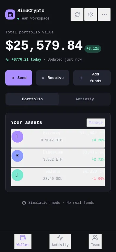SimuCrypto Wallet