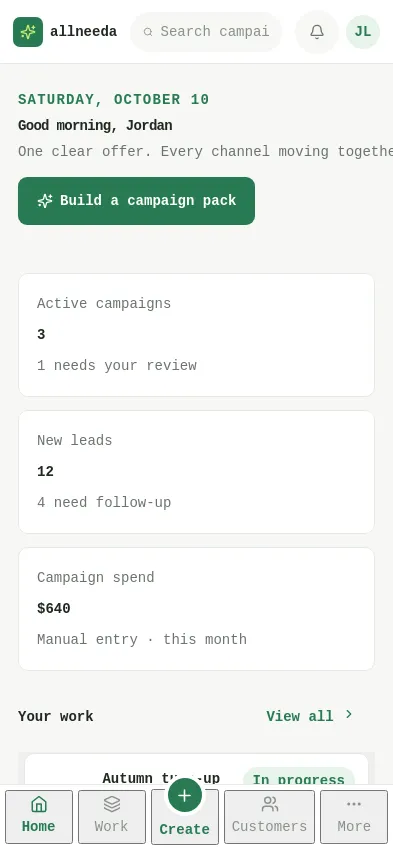 Allneeda Promote Mobile