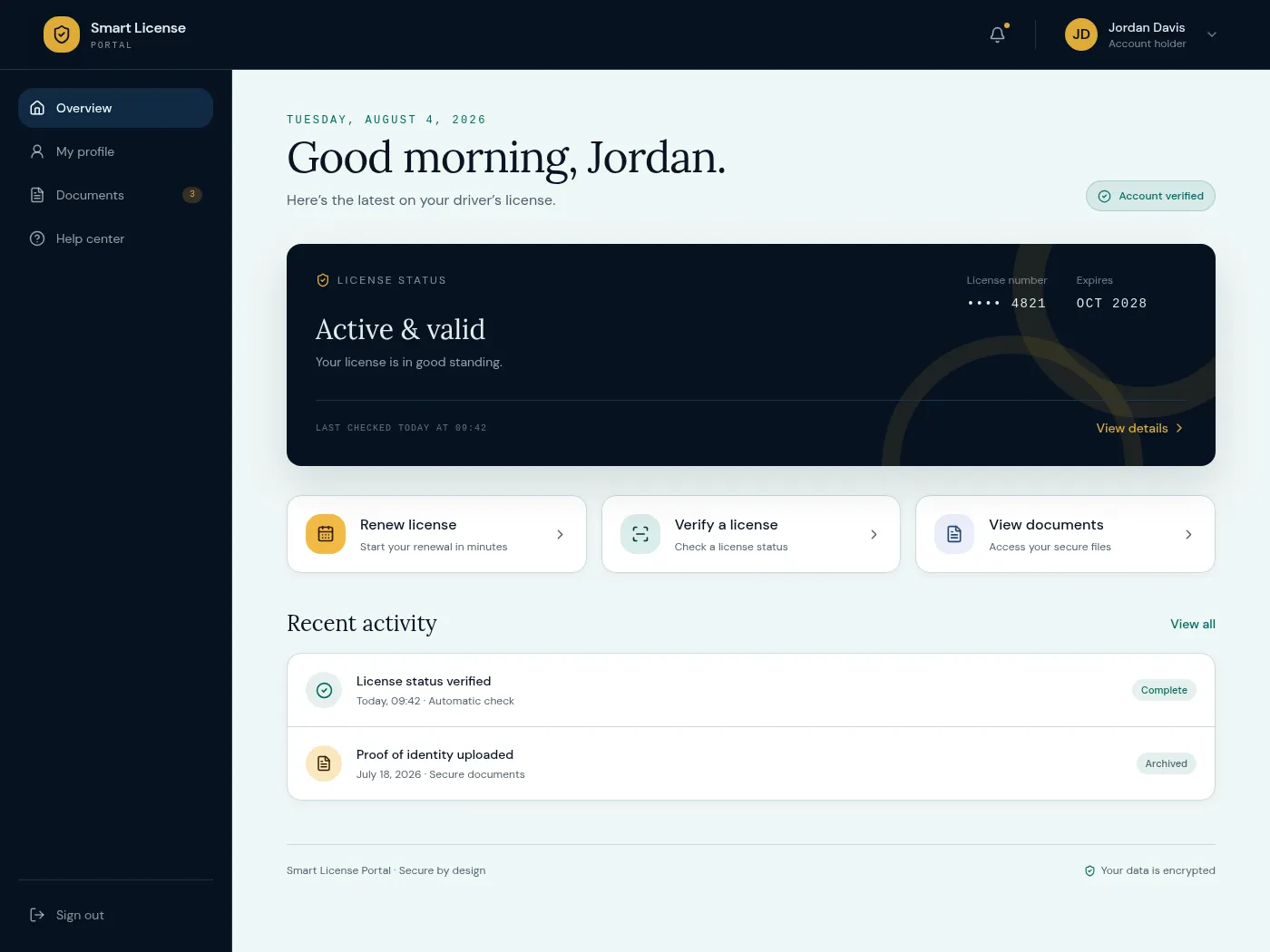 Smart License Portal