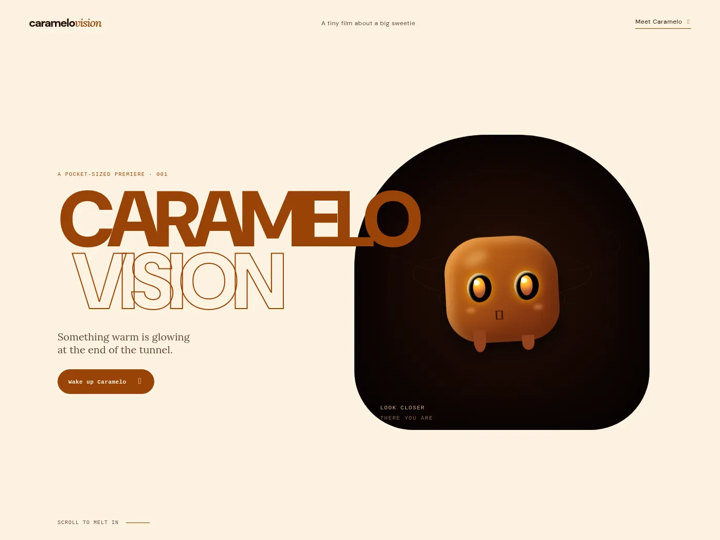 Caramelovision Mascot Site