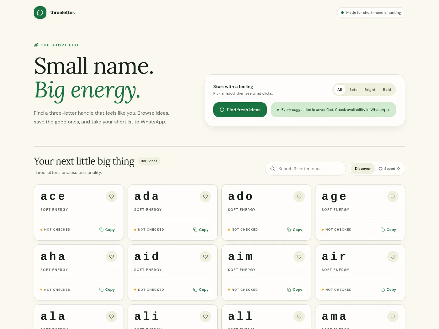 ThreeLetter Finder