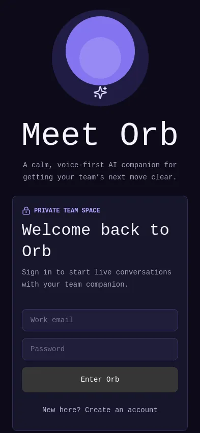 Orb Voice Assistant