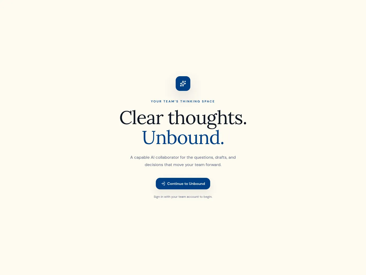 Unbound AI Chatbot