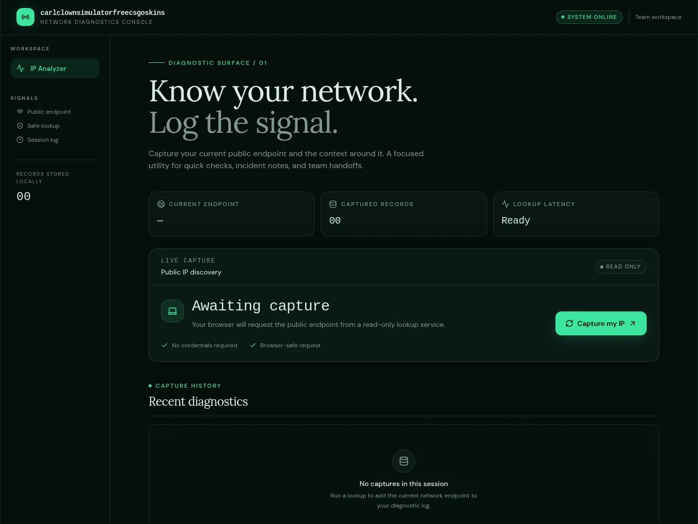 IP Analyzer Dashboard