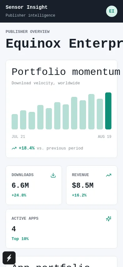 Sensor Insight Mobile