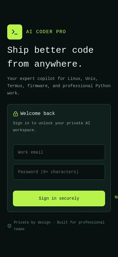 AI Coder Pro Mobile