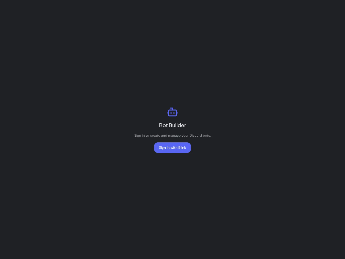 No-Code Discord Bot Builder