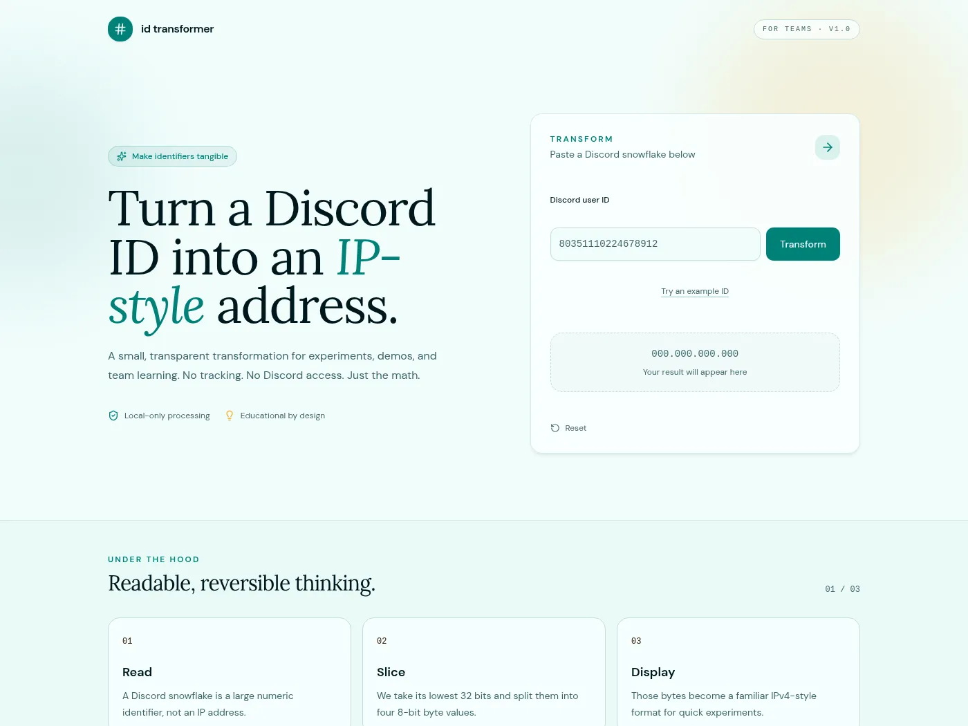 Discord ID Transformer